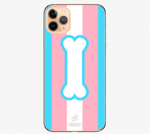 Pup Trans Pride Flag Phone Case - Tailspace